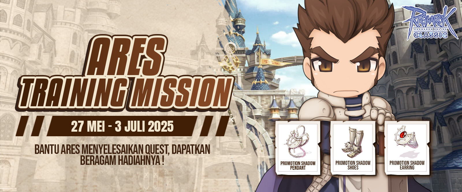 Ragnarok Classic | Ares Training Mission Event